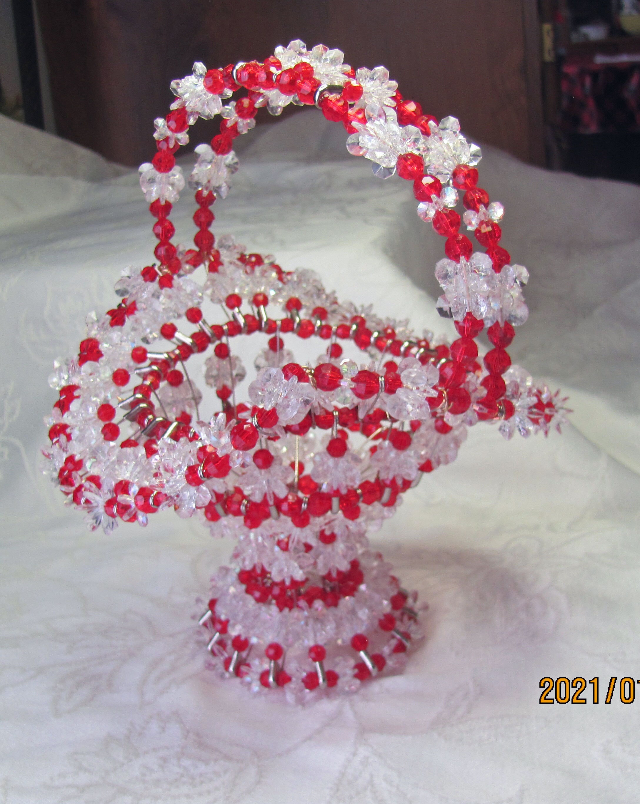 Pattern for Safety Pin Beaded Basket #21 - Etsy