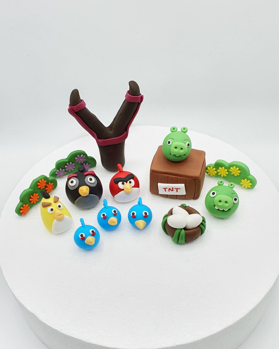 Angry Birds Inspired (unofficial) Edible Fondant Cake Toppers - Etsy