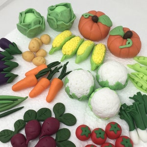 Vegetables Fondant Cake Toppers - Etsy UK