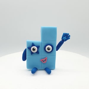 Numberblocks Inspired (unofficial) Edible Fondant Cake Toppers - Etsy UK