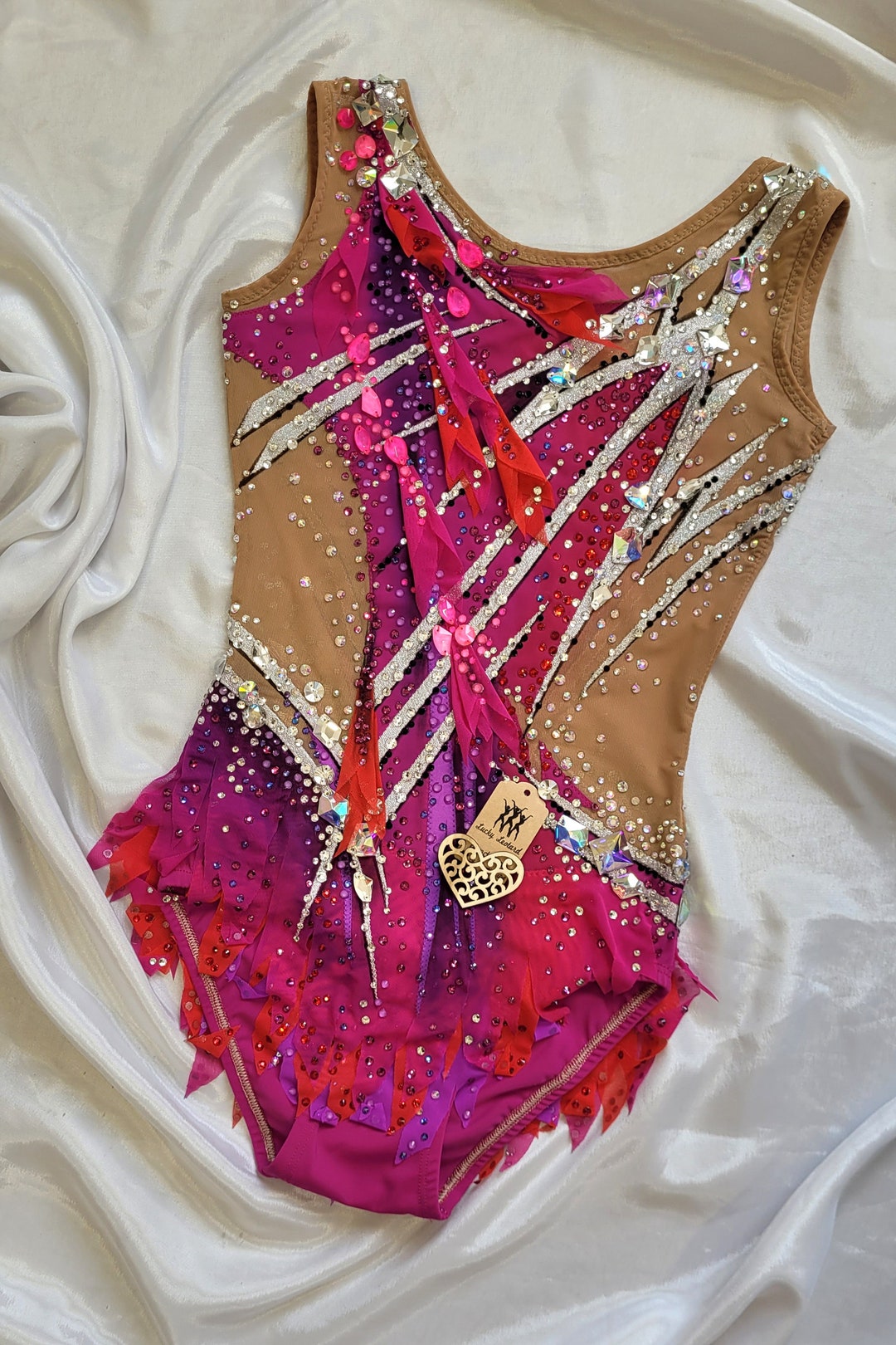 Rhythmic Gymnastics Leotard Raspberry - Etsy