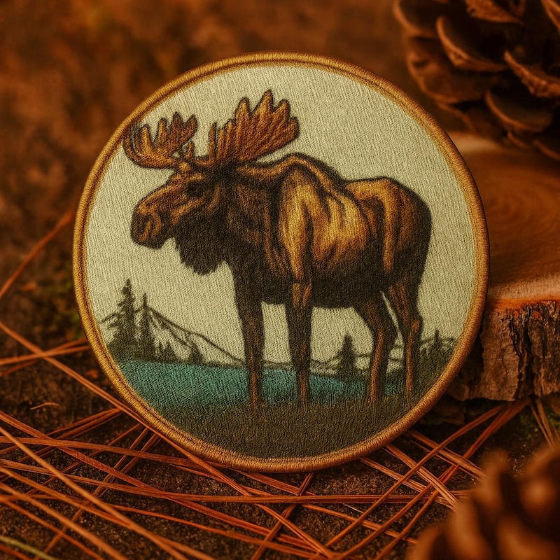 Moose Applique - Etsy