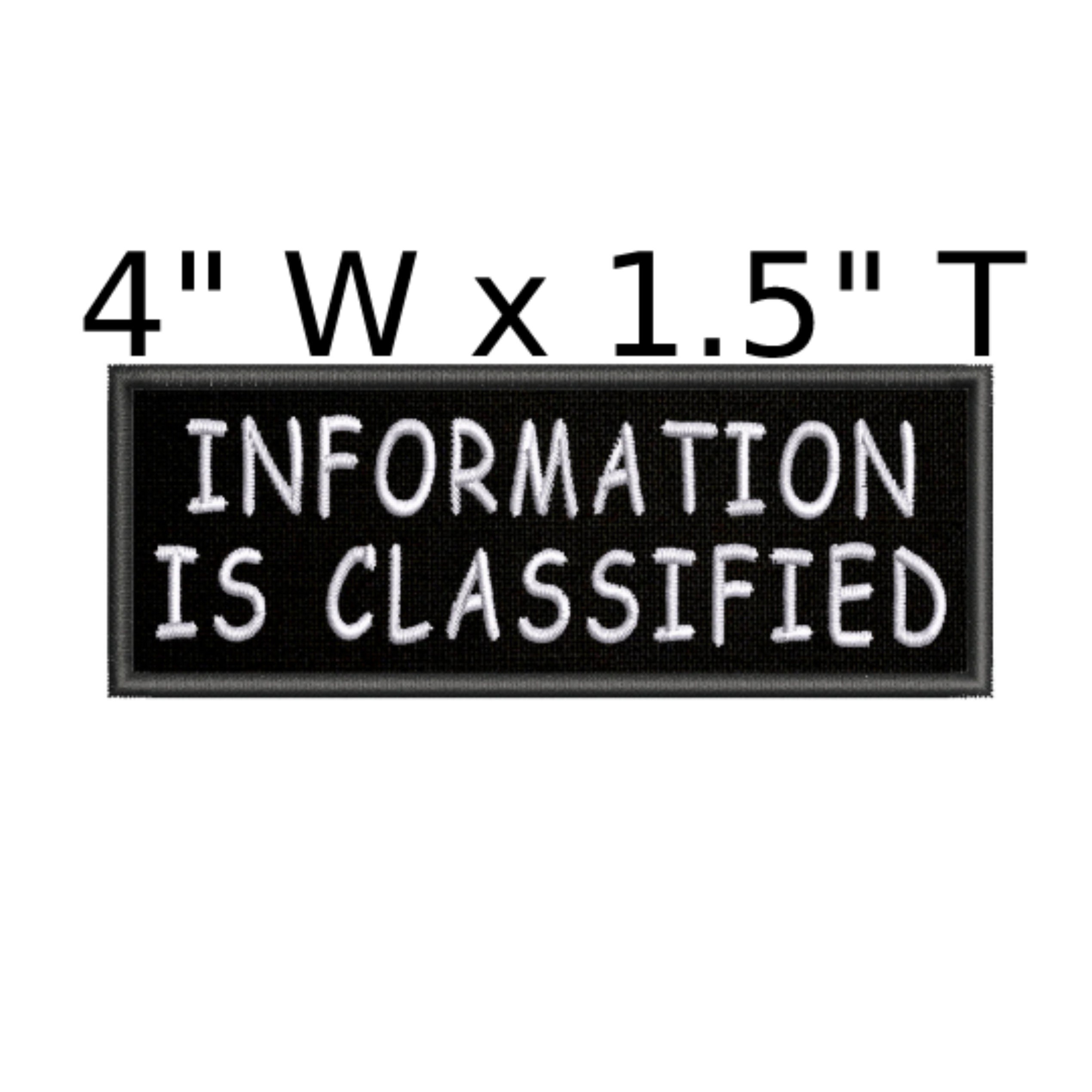 Classified Sign
