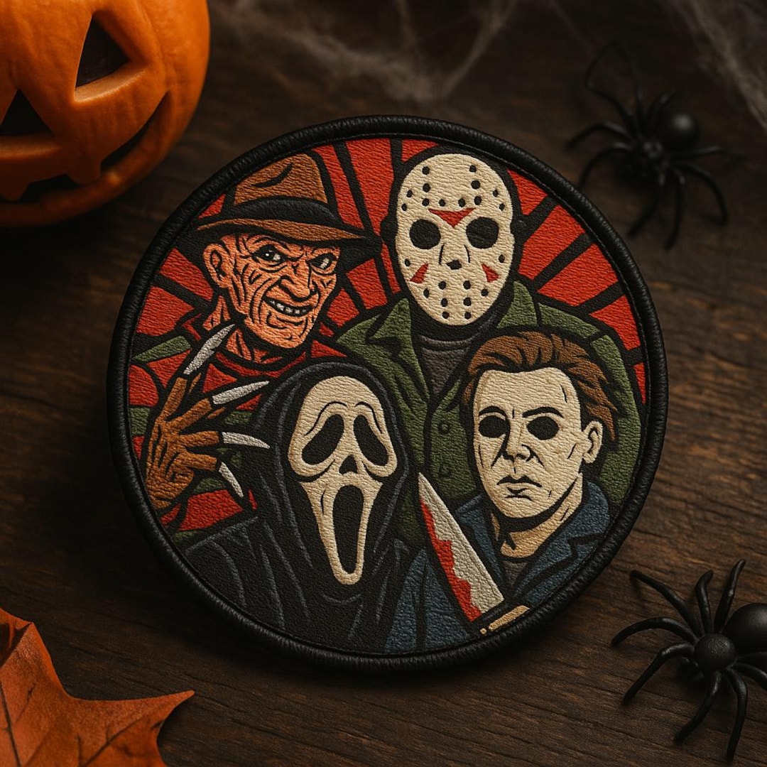 Iconic Horror Movie Villains Patch/halloween Patch/iron-on Patch/sew-on ...