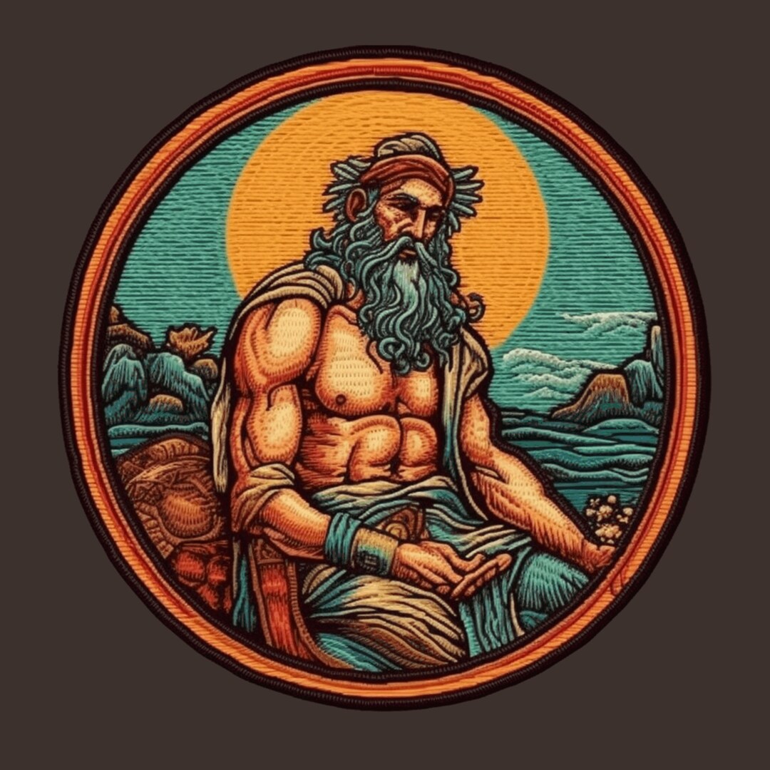 Ancient Gods Patch Iron-on/sew-on Custom Applique for Vest Jacket Denim ...