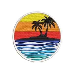 Exotic Tropical Island Vacation Palm Tree Patch 3.5 | Etsy