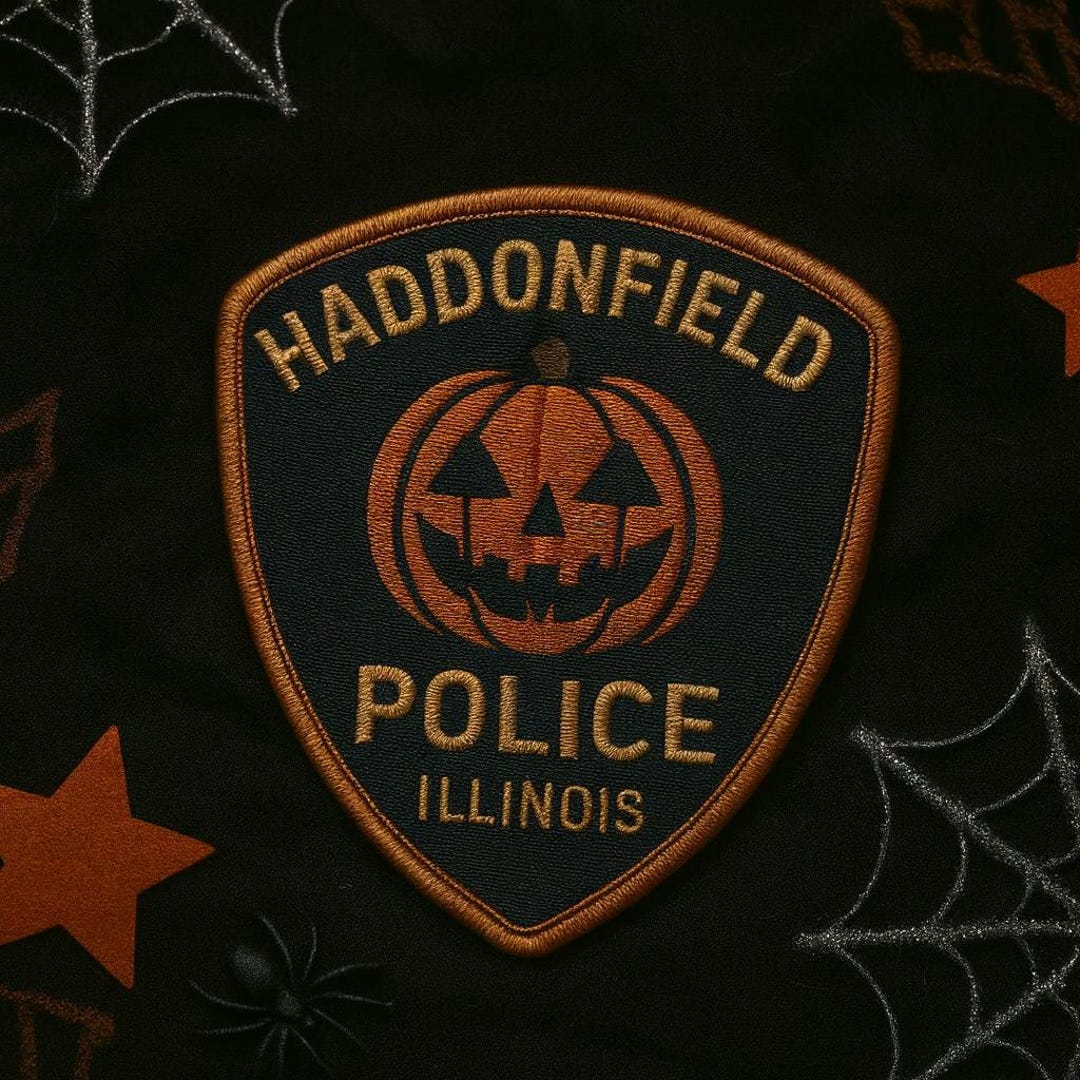 Iron-on Patch/haddonfield Police Patch/halloween Patch/horror Movie ...