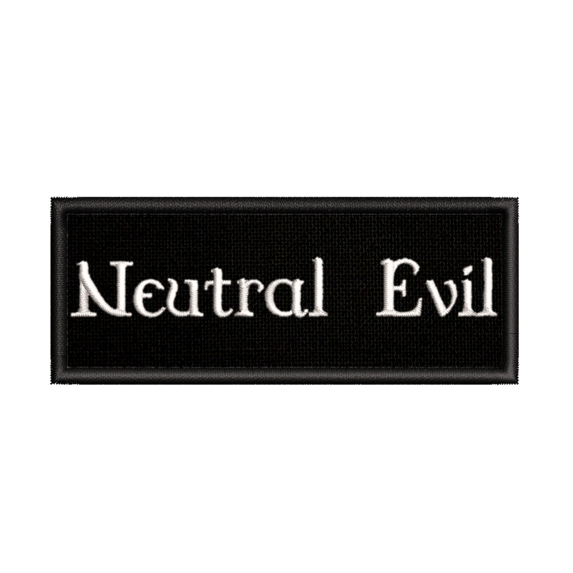 Neutral Evil Patch Character Classes Dnd Tabletop Gaming | Etsy