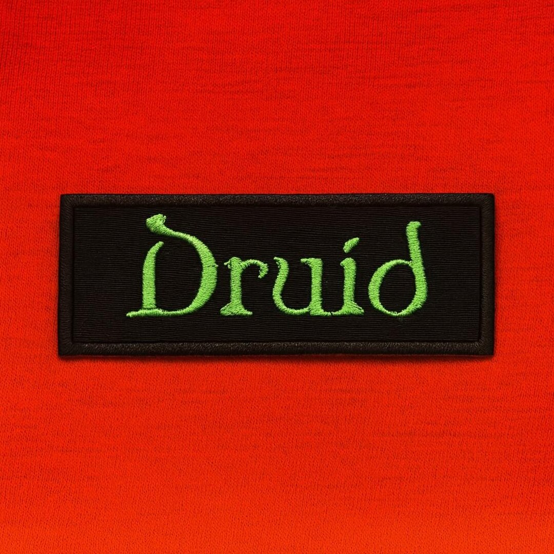 Druid Patch/iron-on Patch/embroidered Sew-on Applique for Clothing ...