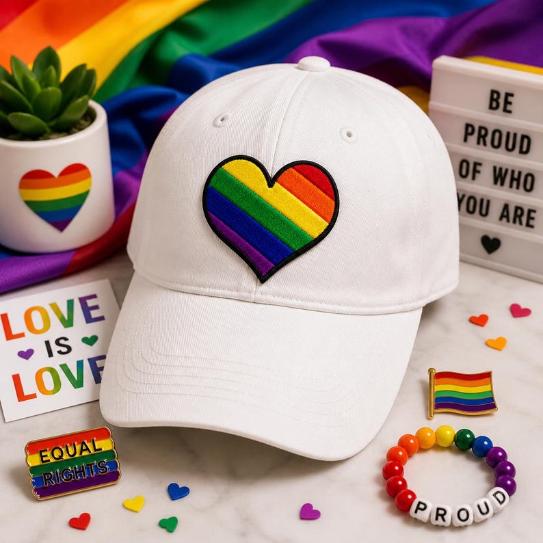 Gay Pride Heart Patch/iron-on Patch/love is Love/gay Rights/equal ...