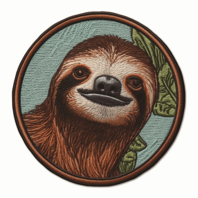 Sloth Iron on Patch - Etsy