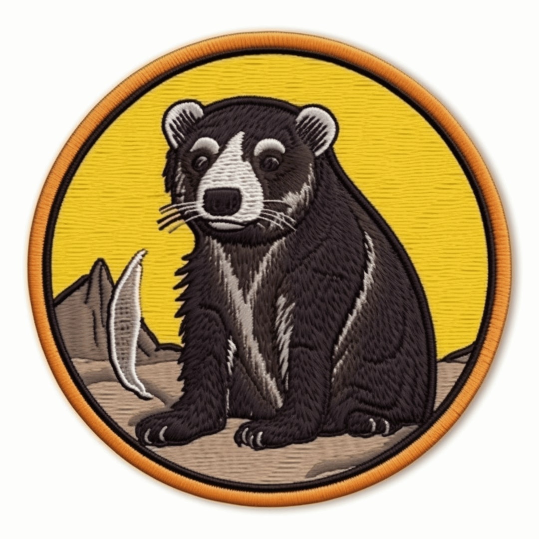 Honey Badger Patch Iron-on/sew-on Custom Applique Vest Jacket Denim ...