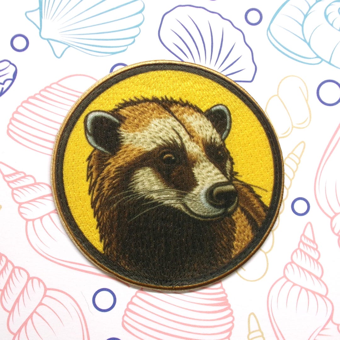 Honey Badger Patch Iron-on/sew-on Applique for Vest Jacket, Clothing ...
