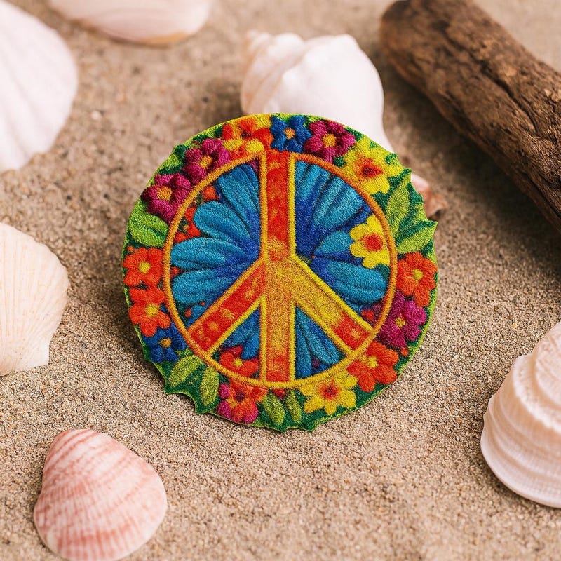Peace Sign Patch - Etsy