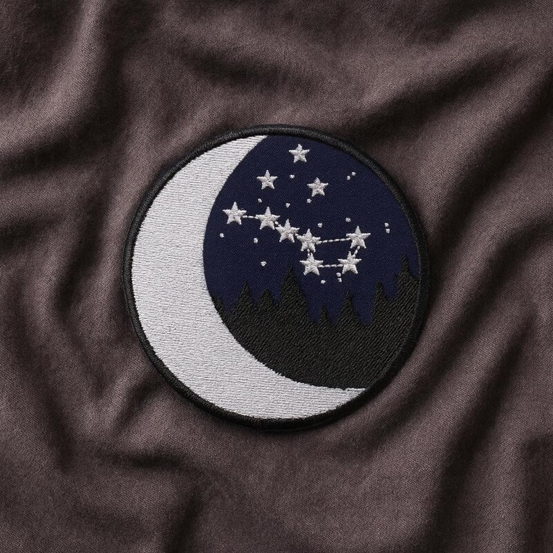 Iron on Moon Patch - Etsy