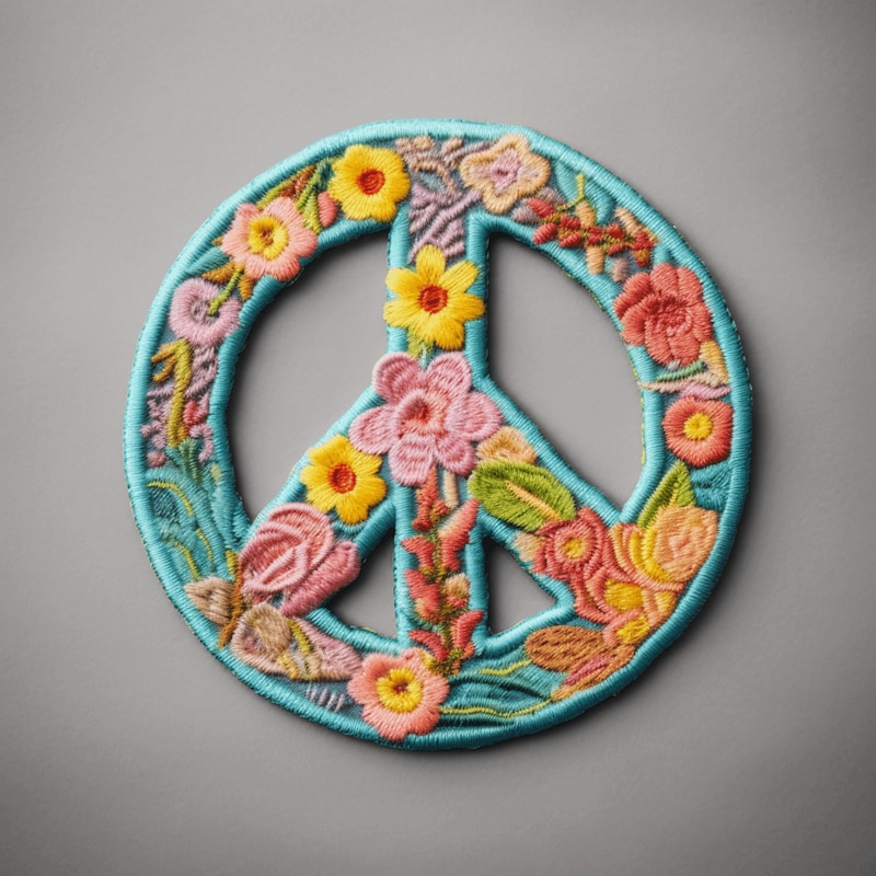Peace Sign Patch - Etsy