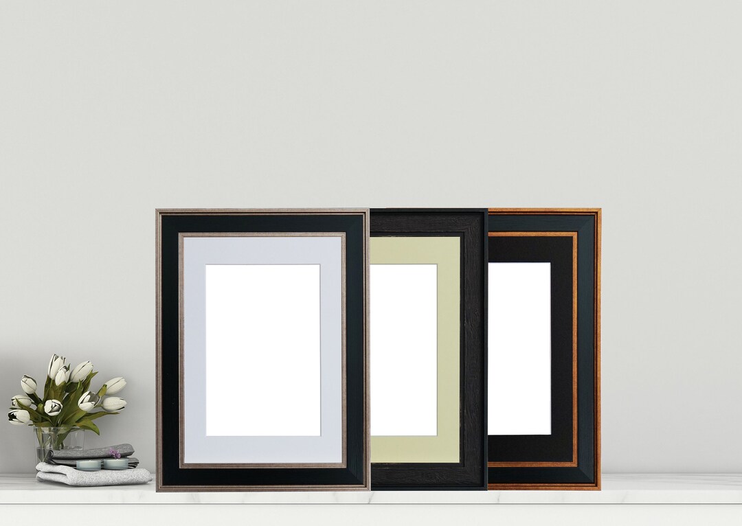 Starling Range With Contrasting Antique Metal Sides Picture Frame With ...