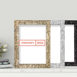A1/A2/A3/A4/A5 Sparkly Picture Frame Photo Frames, Poster Frame Glitter ...