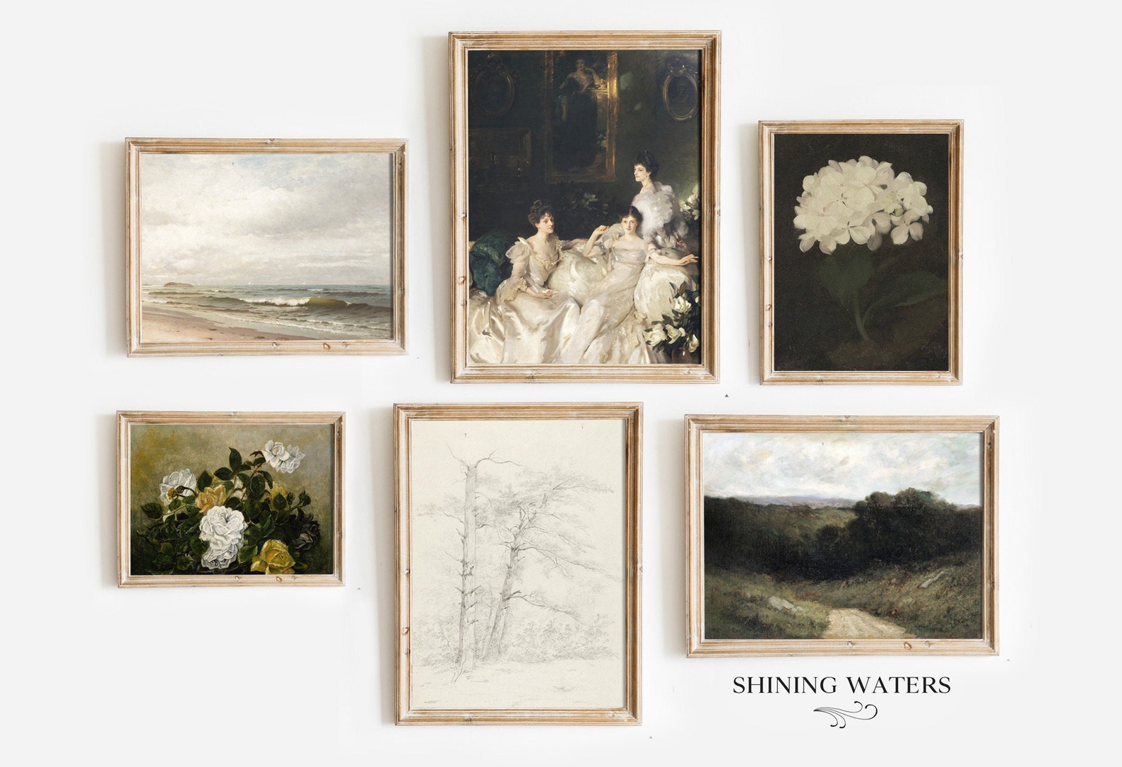 Moody Classical Printable Wall Art Gallery Set of 6 Instant - Etsy