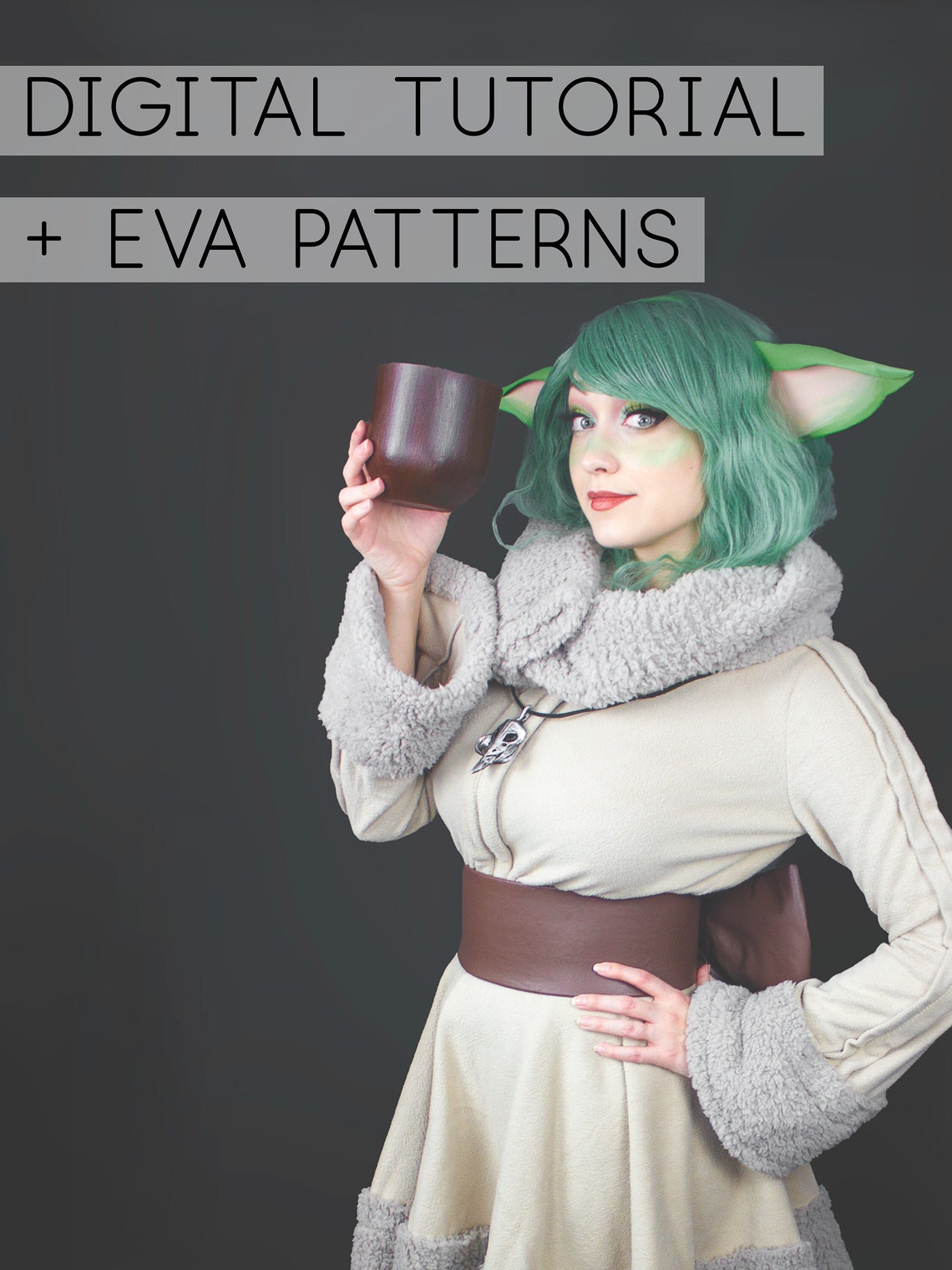 Baby Yoda Cosplay Tutorial and Eva Foam Pattern | Cosplay Accessories ...