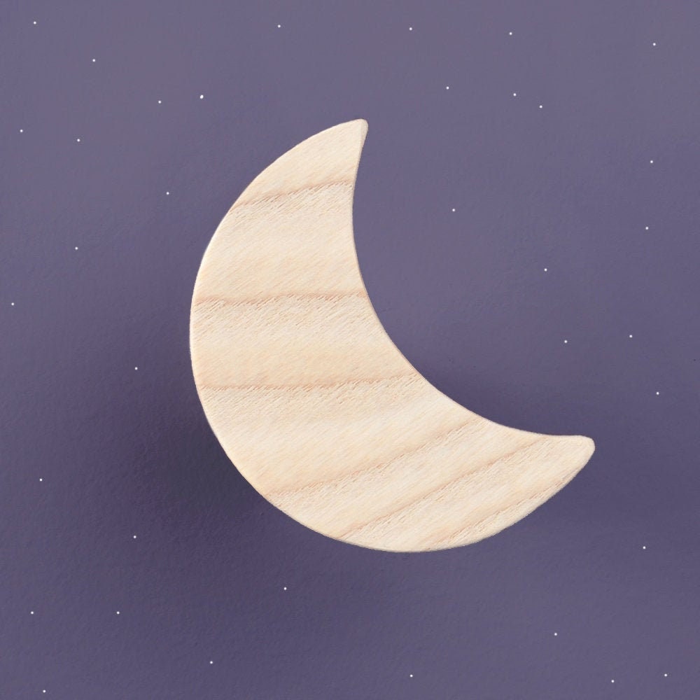 Moon Wall Hook Coat Hook, Wall Hanger, Bag Hanger, Necklace Hanger ...