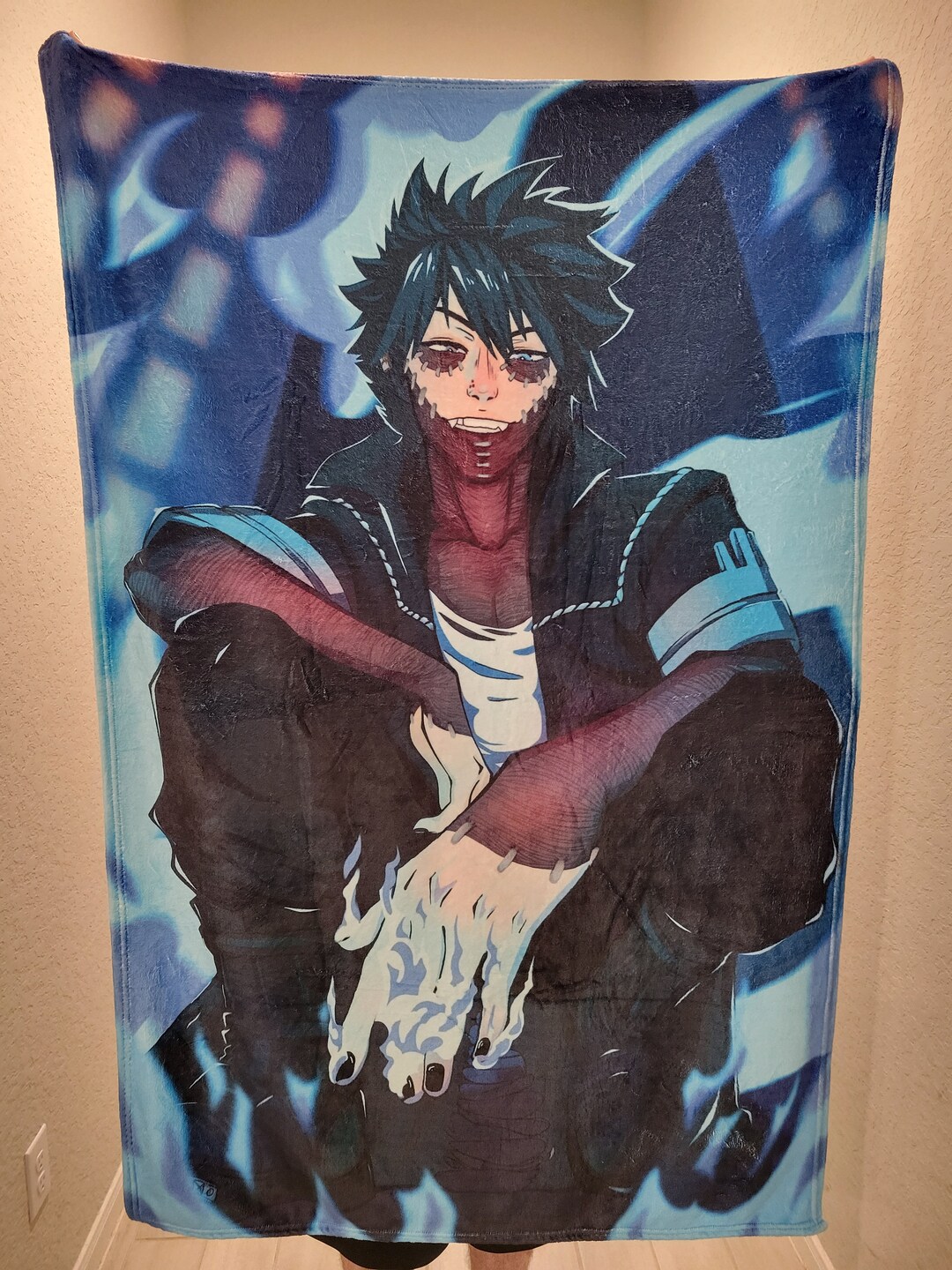 Fire Villain Plush Throw Blanket - Etsy