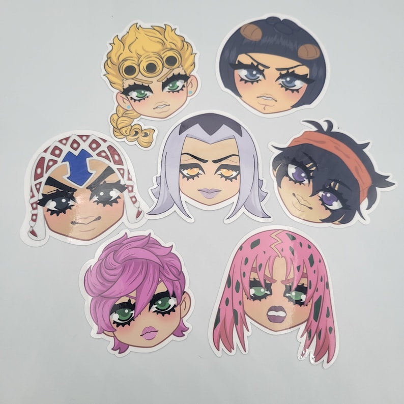 JJBA P5 Stickers - Etsy