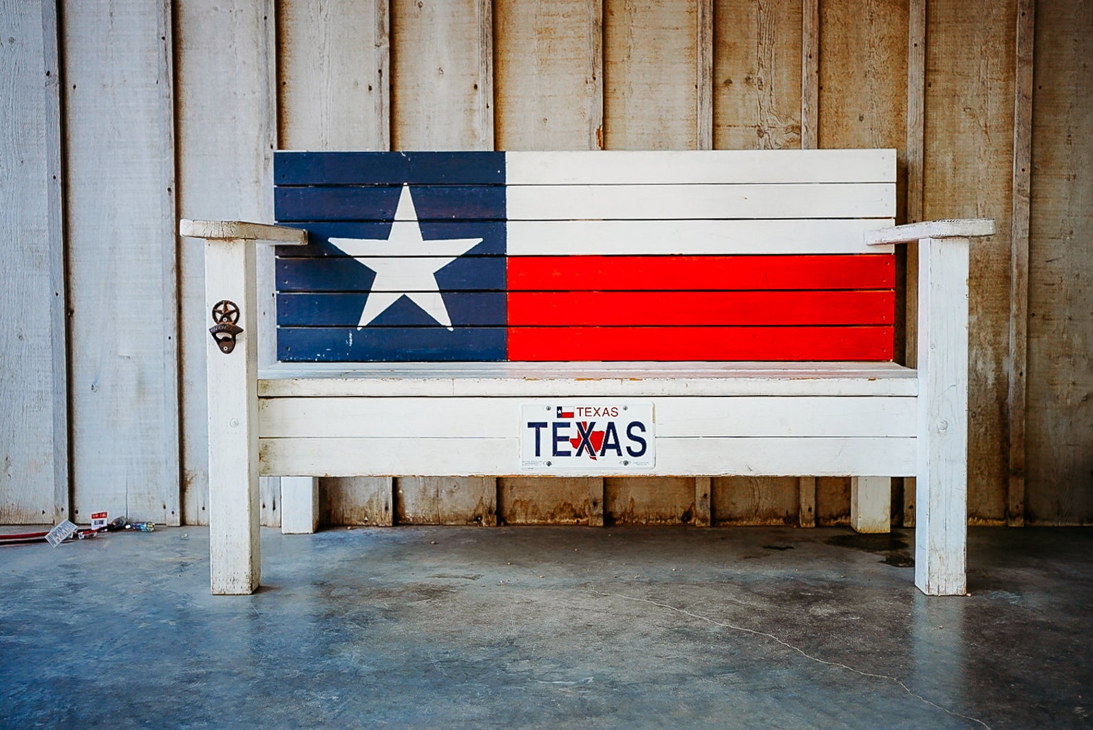 Texas, Texas Flag Bench, Travel Texas Photography Print - Etsy