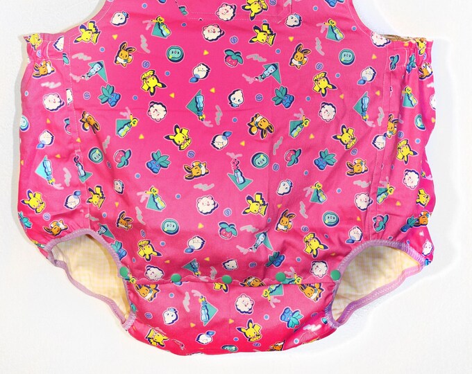 ABDL POKÉTMONSTERS ROMPER Kaiju Anime Manga Pink Rose Sissy ...