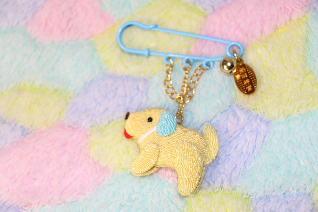 SAFETY PIN DOG Abdl Brooch Brooche Brosche Kawaii Süss Cute Adultbaby ...