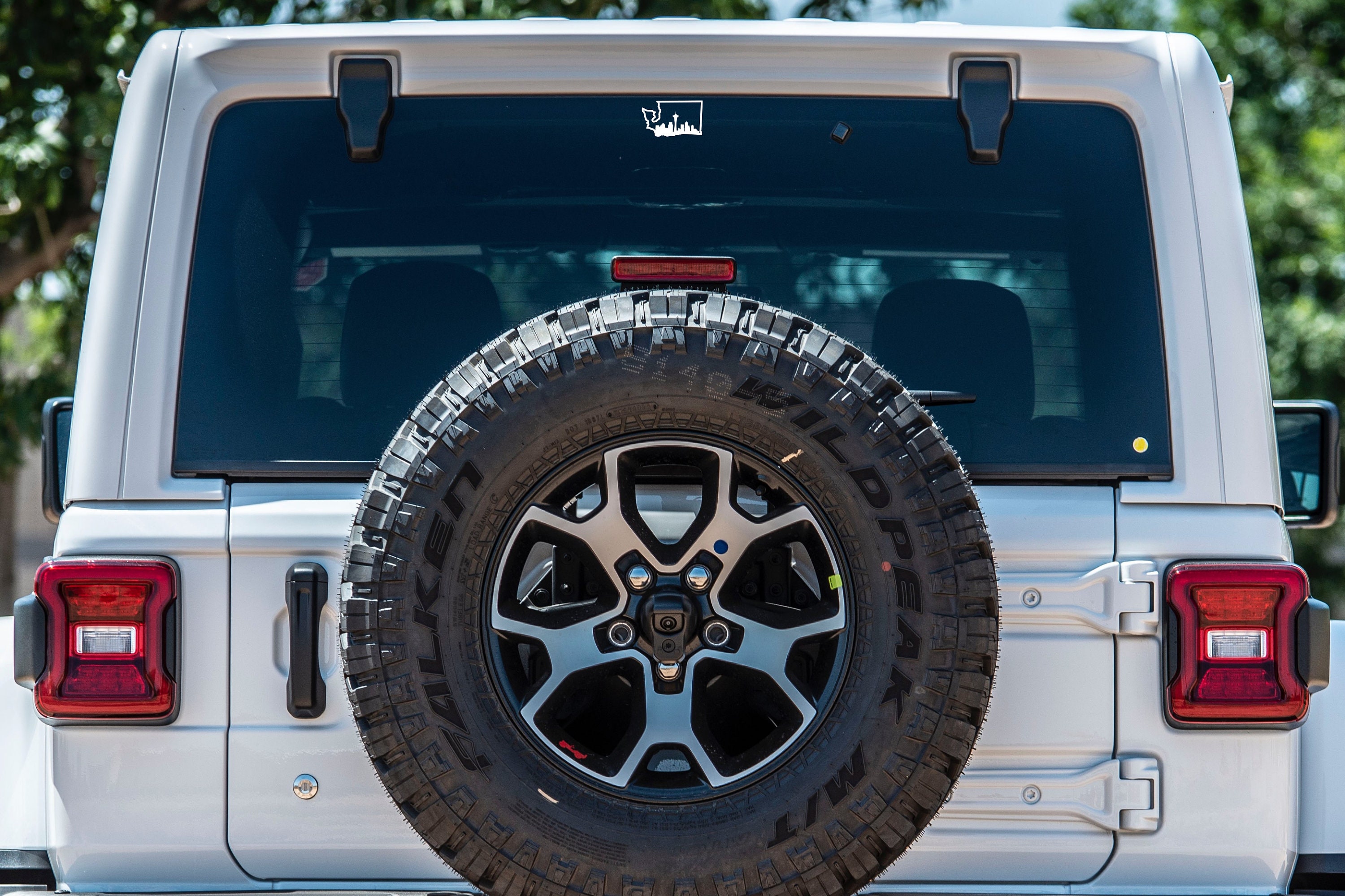 Washington Seattle Skyline Vinyl Decal Transfer Sticker WA | Etsy