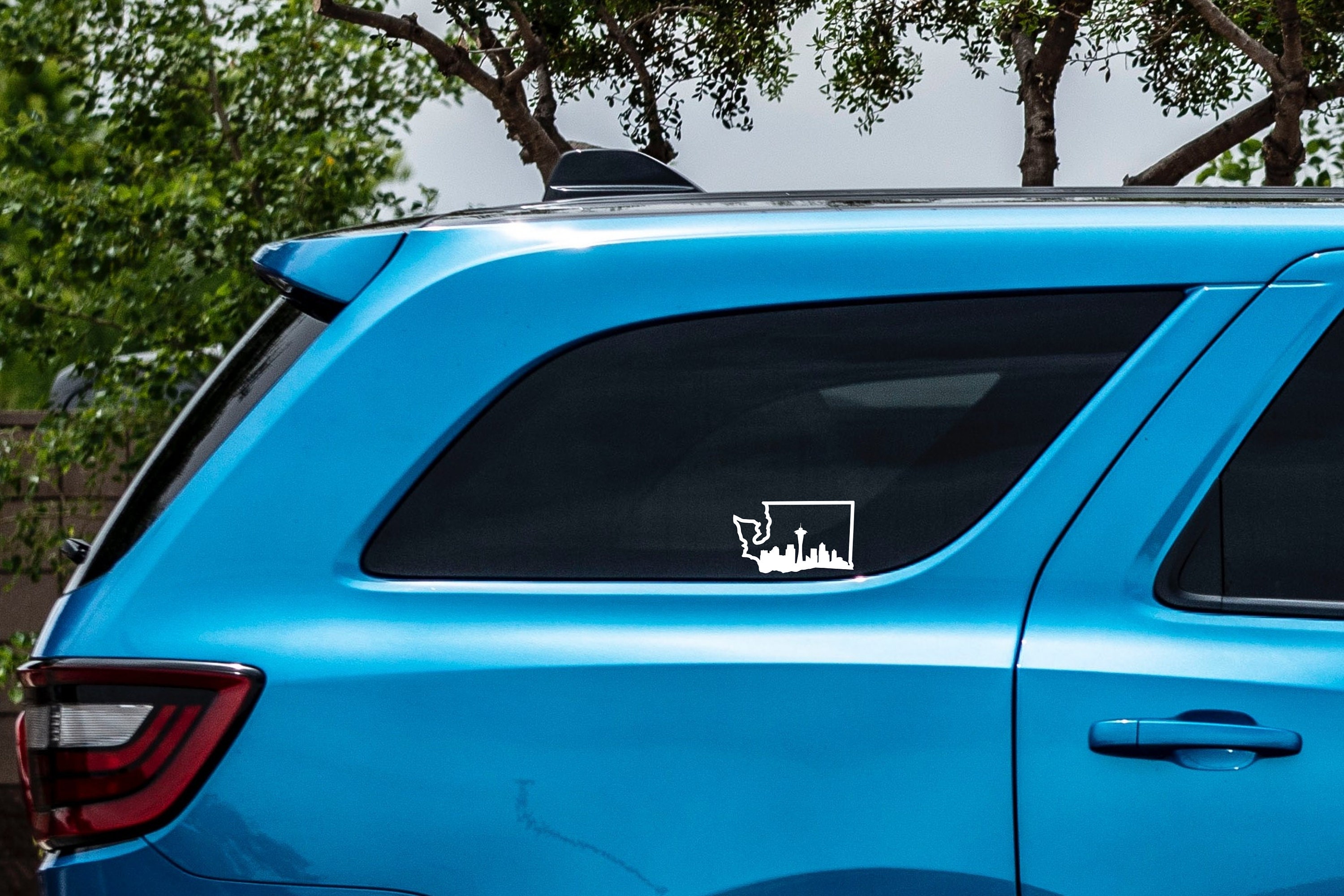 Washington Seattle Skyline Vinyl Decal Transfer Sticker WA - Space ...