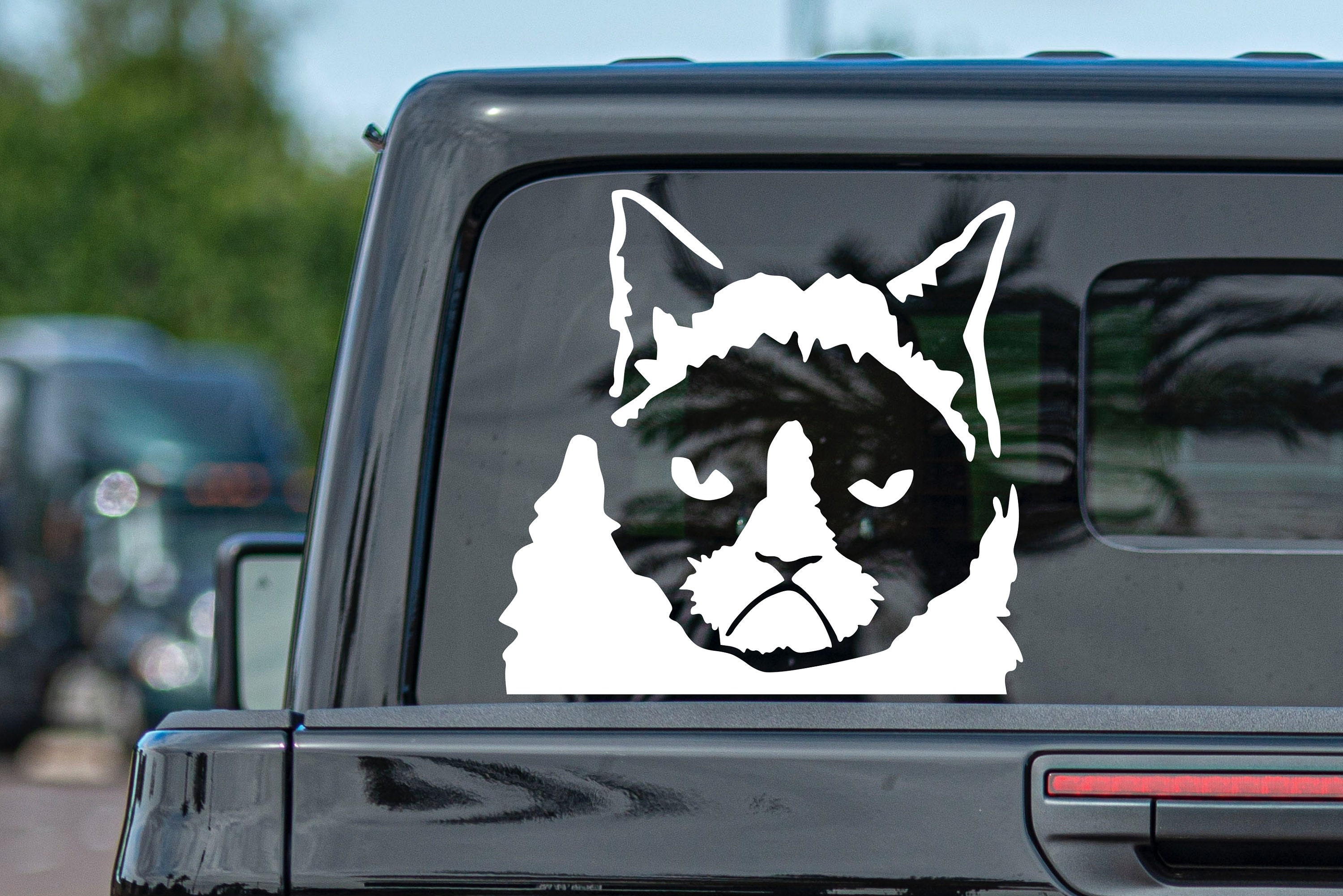 Grumpy Cat Car Stickers