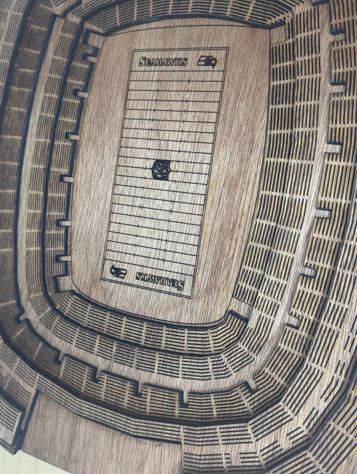 Seattle Inspired Football Stadium/seahawks Inspired - Etsy