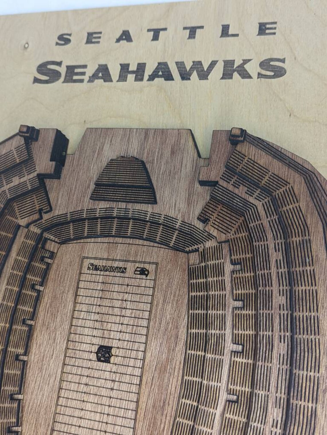 Seattle Inspired Football Stadium/seahawks Inspired - Etsy