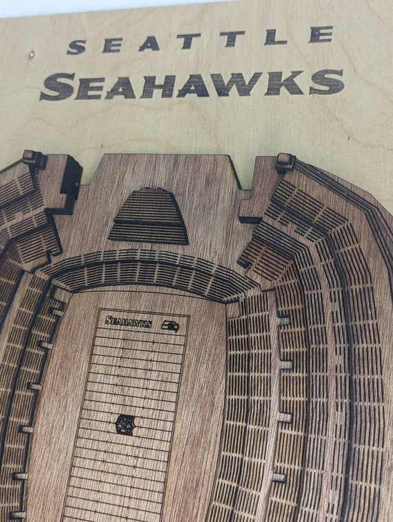 Seattle Inspired Football Stadium/seahawks Inspired - Etsy