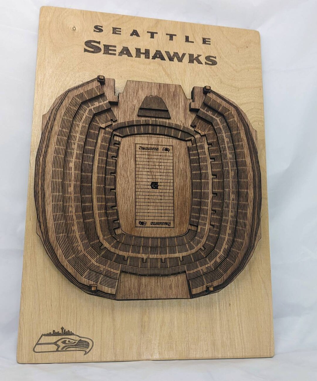 Seattle Inspired Football Stadium/seahawks Inspired /football/3d Model ...