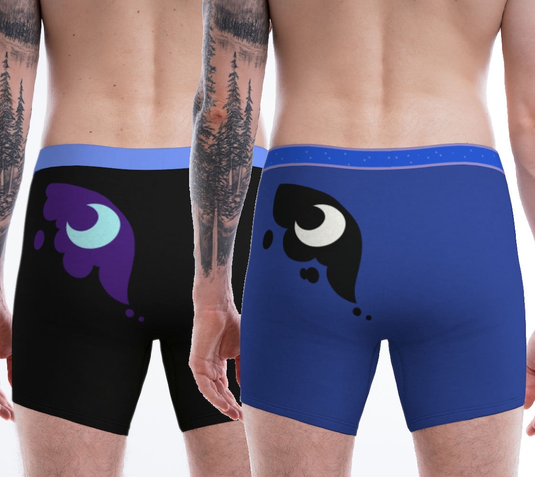 MLP Princess Luna & Nightmare Moon - Men's Underwear Boxer Briefs - Etsy