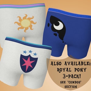 MLP Princess Celestia Men's Underwear Boxer Briefs - Etsy
