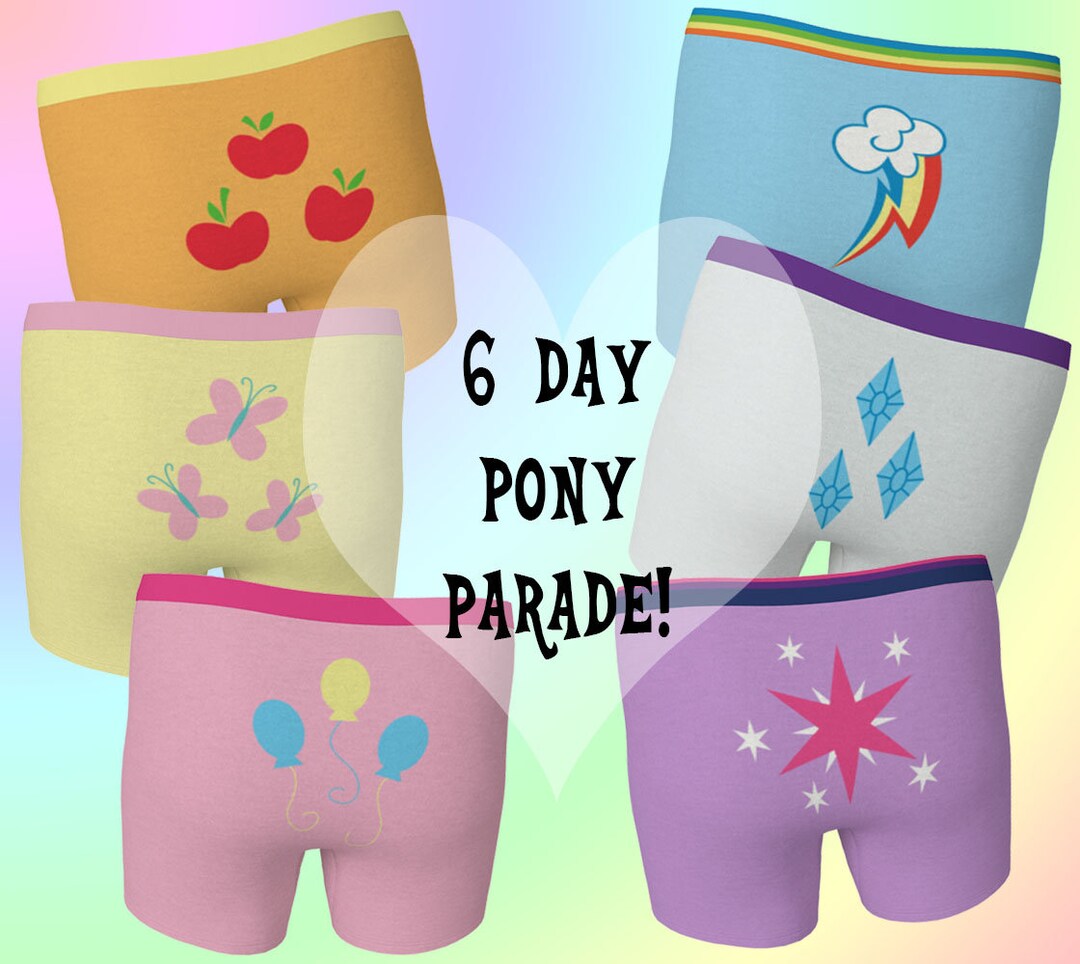 6 Day Pony Parade - Men's Boxer Brief Underwear - Etsy