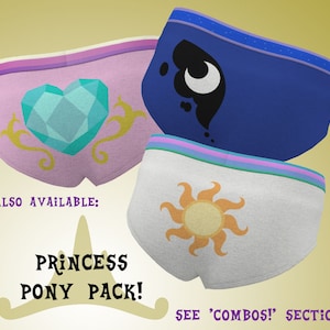 MLP Princess Luna & Nightmare Moon - Women's Underwear Panties Lingerie ...