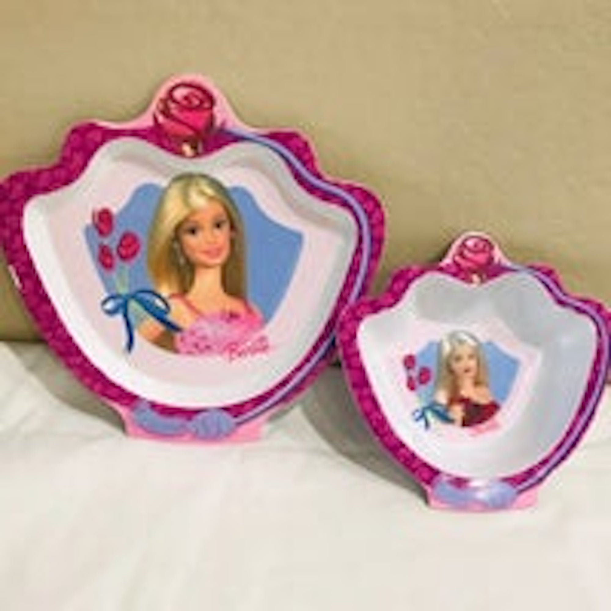 Vintage Trudeau Barbie Plate and Bowl - Etsy