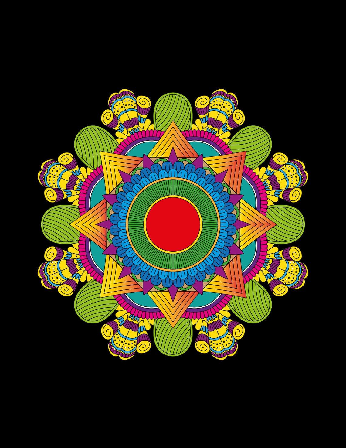 200 Complex Mandala Coloring Designs Printable Mandala Adult - Etsy