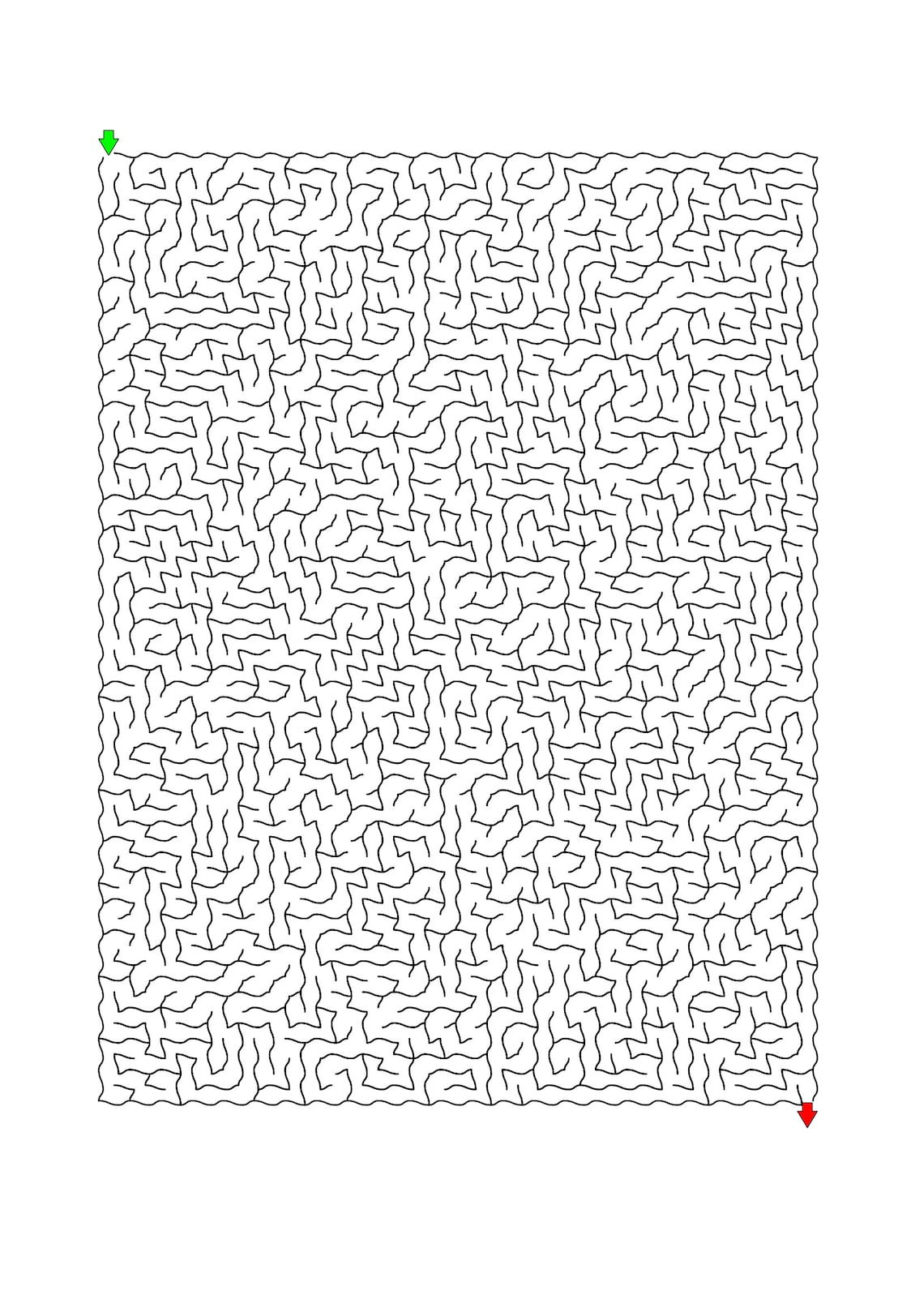 100 Tough Mazes for Kids up to 13 Years Old, Printable Labyrinth Pages ...