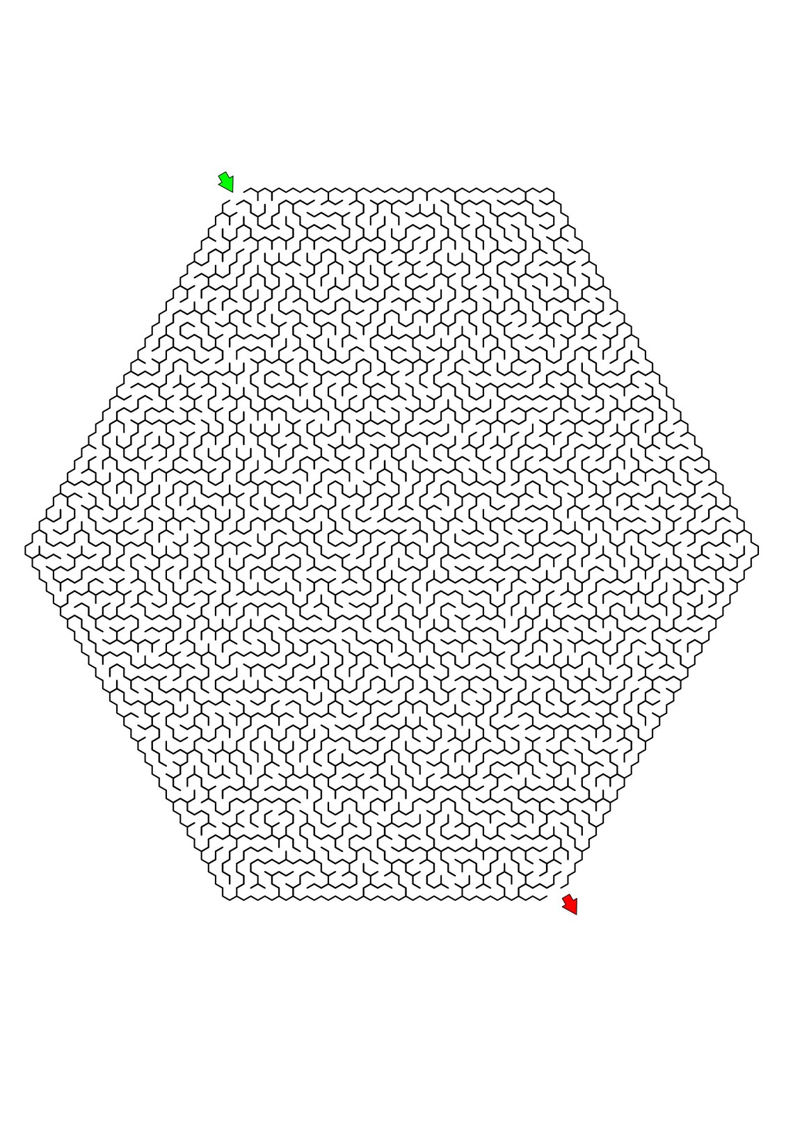 100 Tough Mazes for Kids up to 13 Years Old, Printable Labyrinth Pages ...