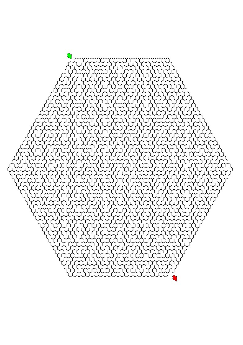 100 Tough Mazes for Kids up to 13 Years Old, Printable Labyrinth Pages ...