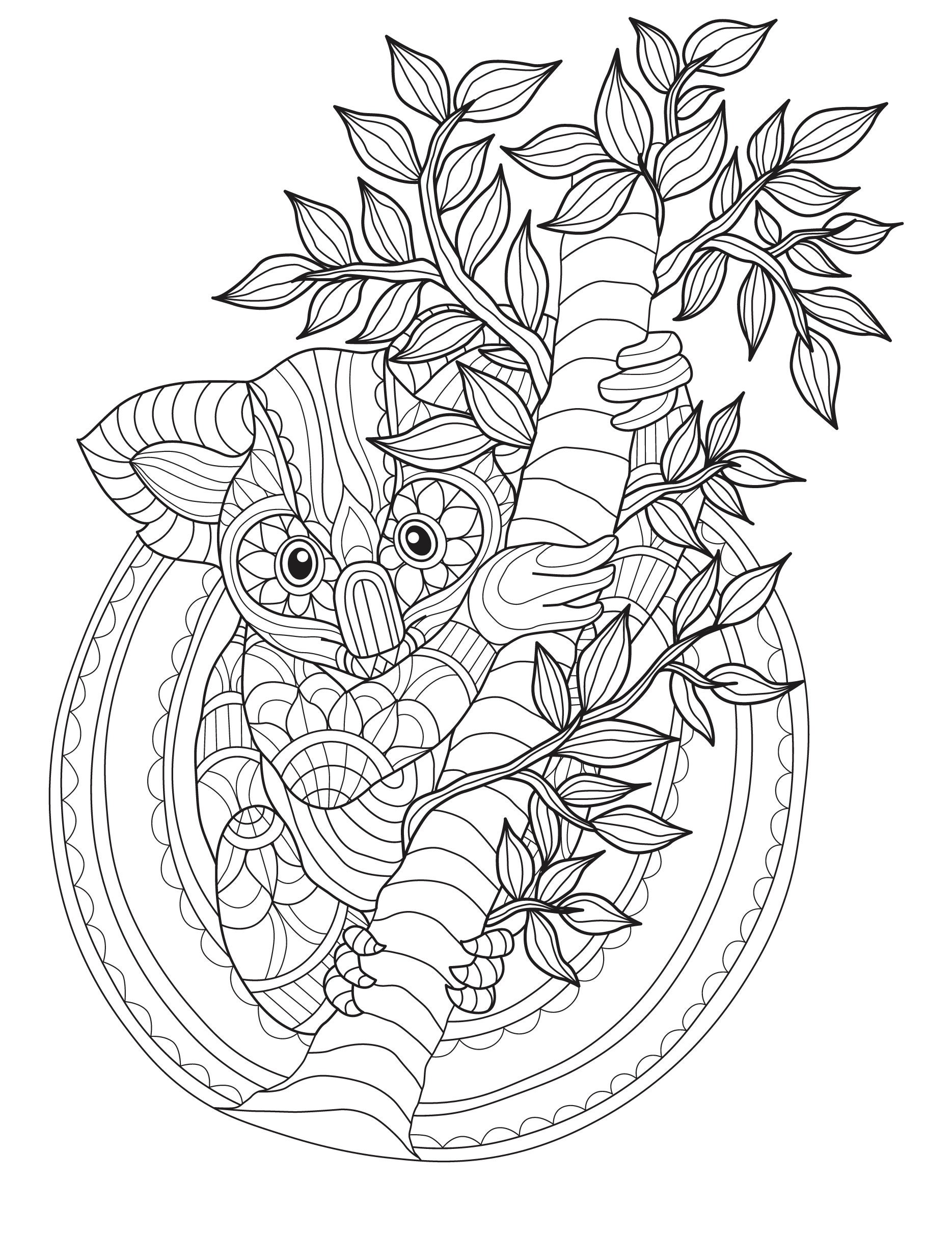 Mandala Colouring Sheets Animals