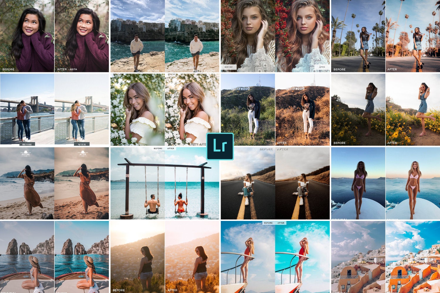 400 Lightroom Presets Desktop Bundle Travel,city,nature,food,beach Best ...
