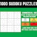1000 Sudoku Puzzles for Kids & Adults | Solutions Included, Different ...