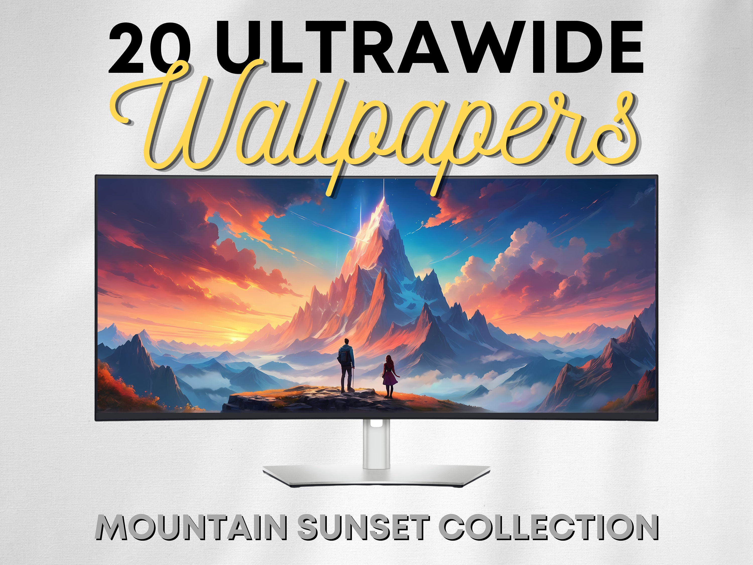 20 Ultrawide Wallpapers Mountain Sunset Collection 21:9 | Dreamy ...